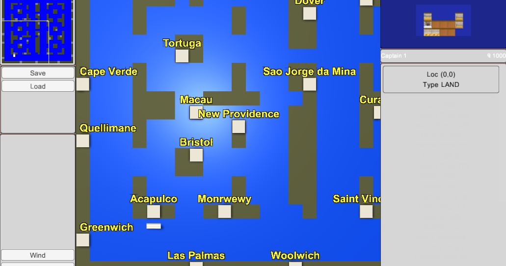 The Making of a Ham: Sea Trading Game- New look, UI Design, including ...