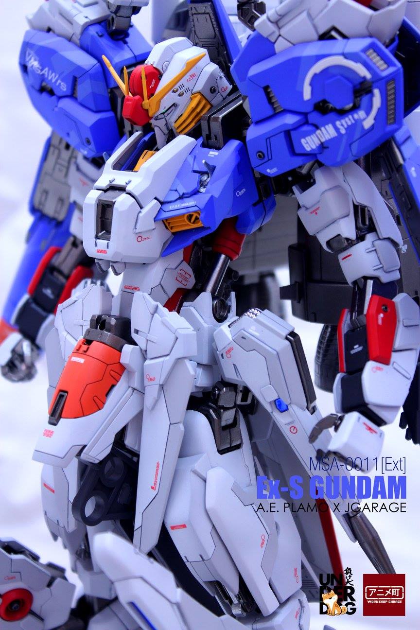 Custom Build: MG 1/100 Ex-S Gundam [Collaboration A.E. PLAMO X JGARAGE]