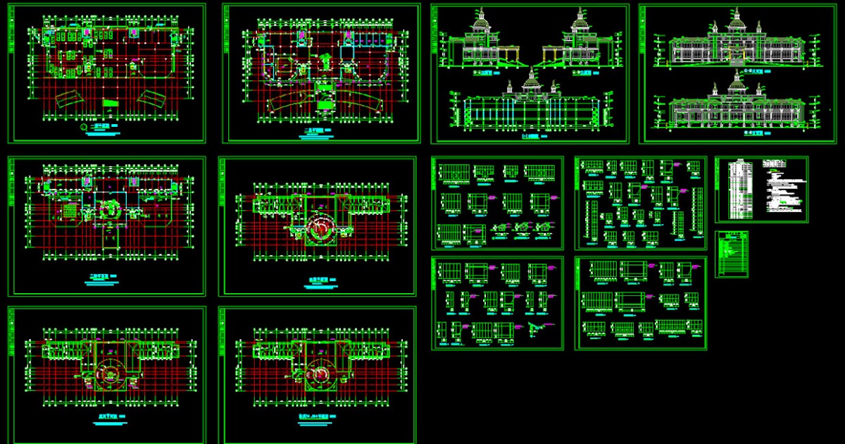 bibliothèque Autocad -2737 fichier DWG