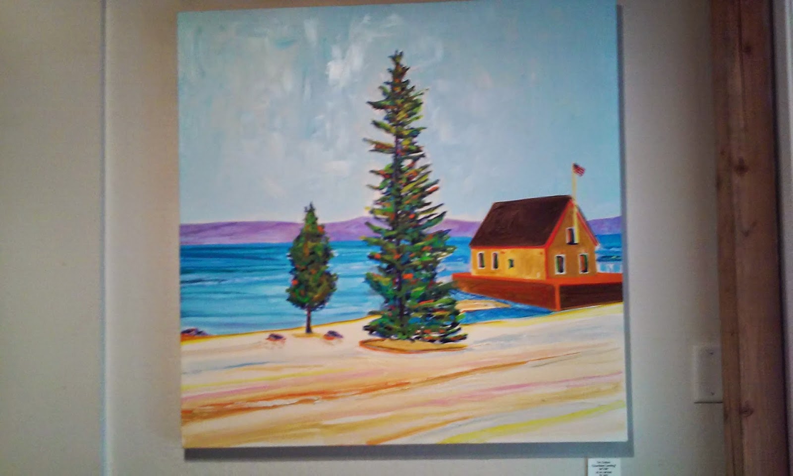 Angela's Contemporary Art Journey: Blog #7: Paintings by Tim Collom