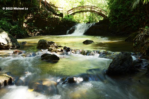 The rainforests of Borneo & Southeast Asia: Sebangkoi fall near Sarekei