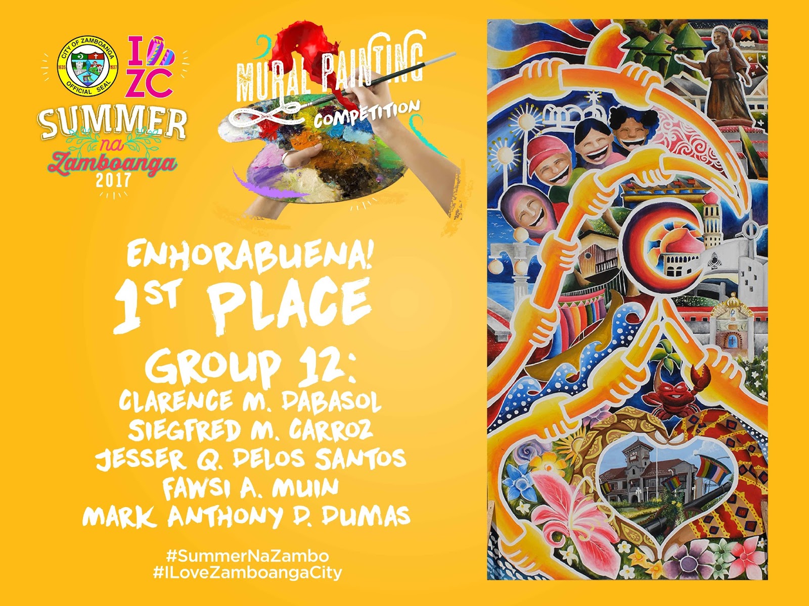 Zamboanga Mural Painting Competition | CSZ Doodle Art