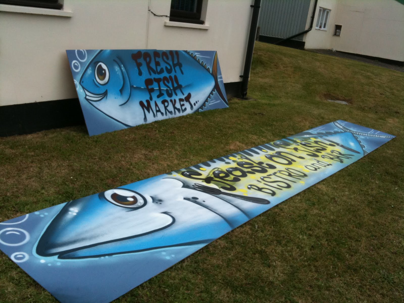 Graffiti Art Workshops and Commissions: Pembrokeshire Fish Week