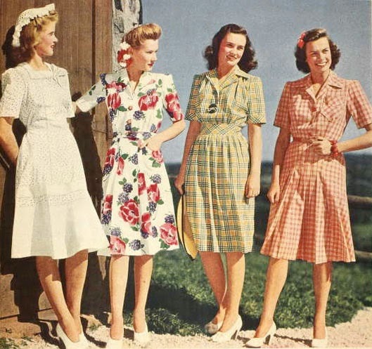 Dolly Creates: • 1940s Summer Frock