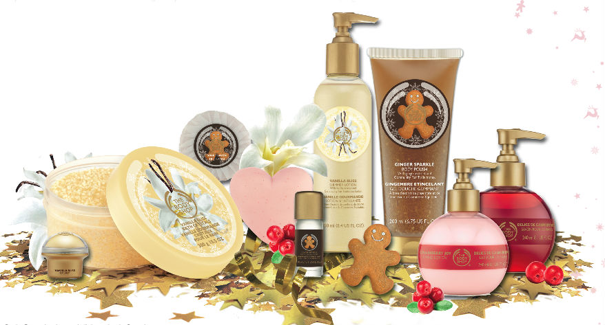 Sparkles & shimmers with The Body Shop!