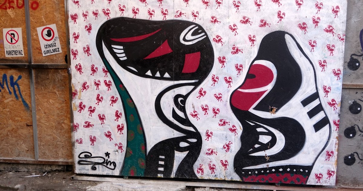 Tofu Photography: Unusual graffiti in Istanbul, Turkey in January