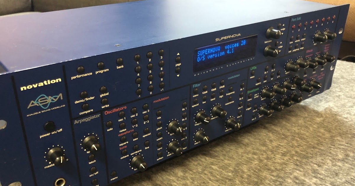 MATRIXSYNTH: Novation Supernova v4.01 20 Voice Virtual Analog ...