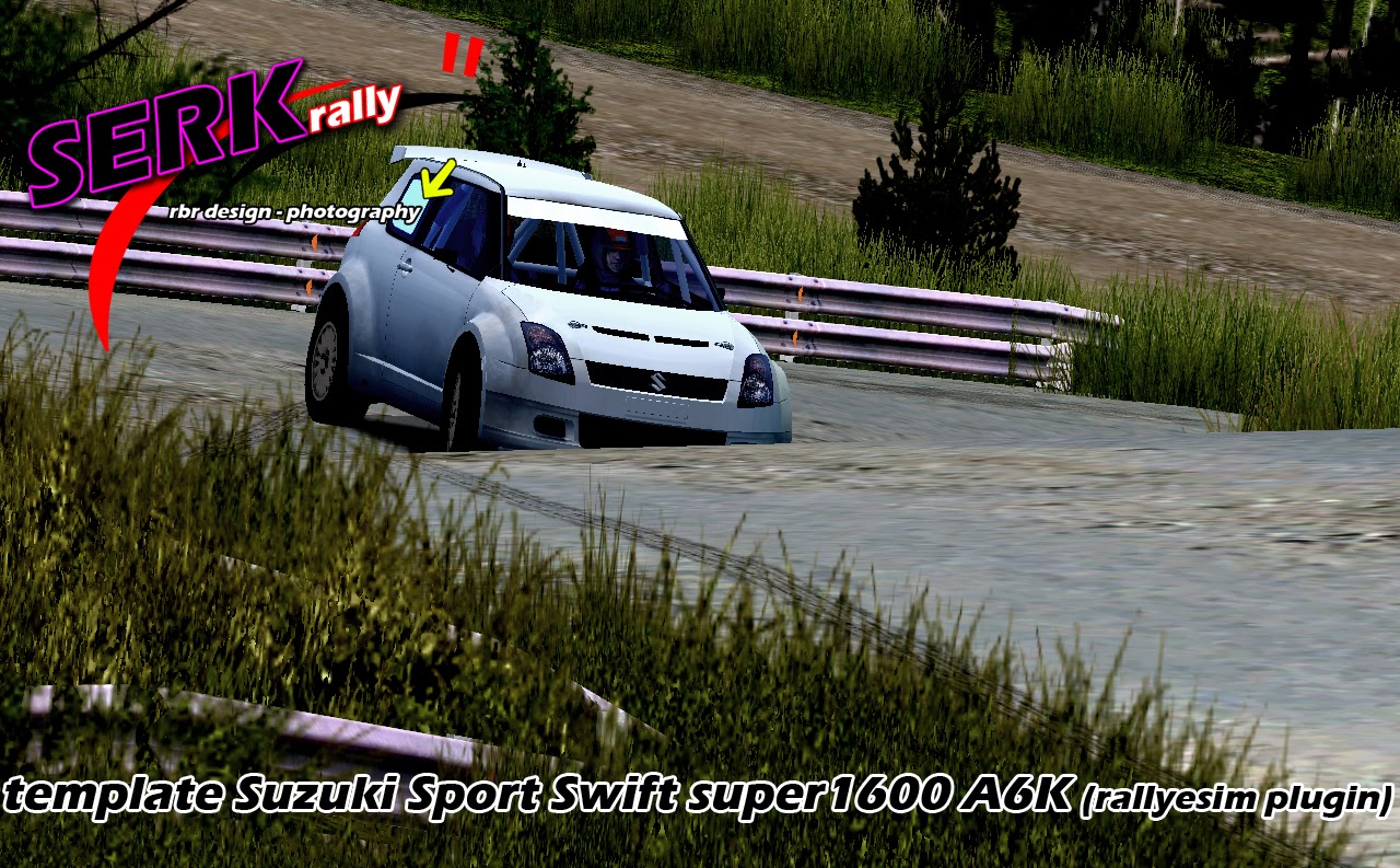 SERK rally: Templates SUZUKI SPORT