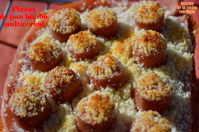 Disfruta de la cocina con Marta: Pizzas con pan bimbo multicereal