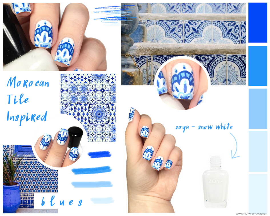 Instagram Designed Moroccan Tile Nails — 25 Sweetpeas