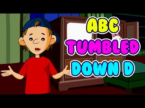 ABC Tumbled Down D Funny Cartoon Nursery Animation Songs for Children ...