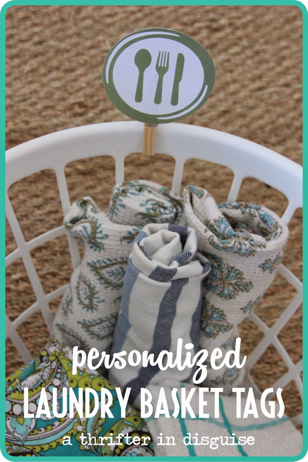 A Thrifter in Disguise: An Organized Laundry Folding Station