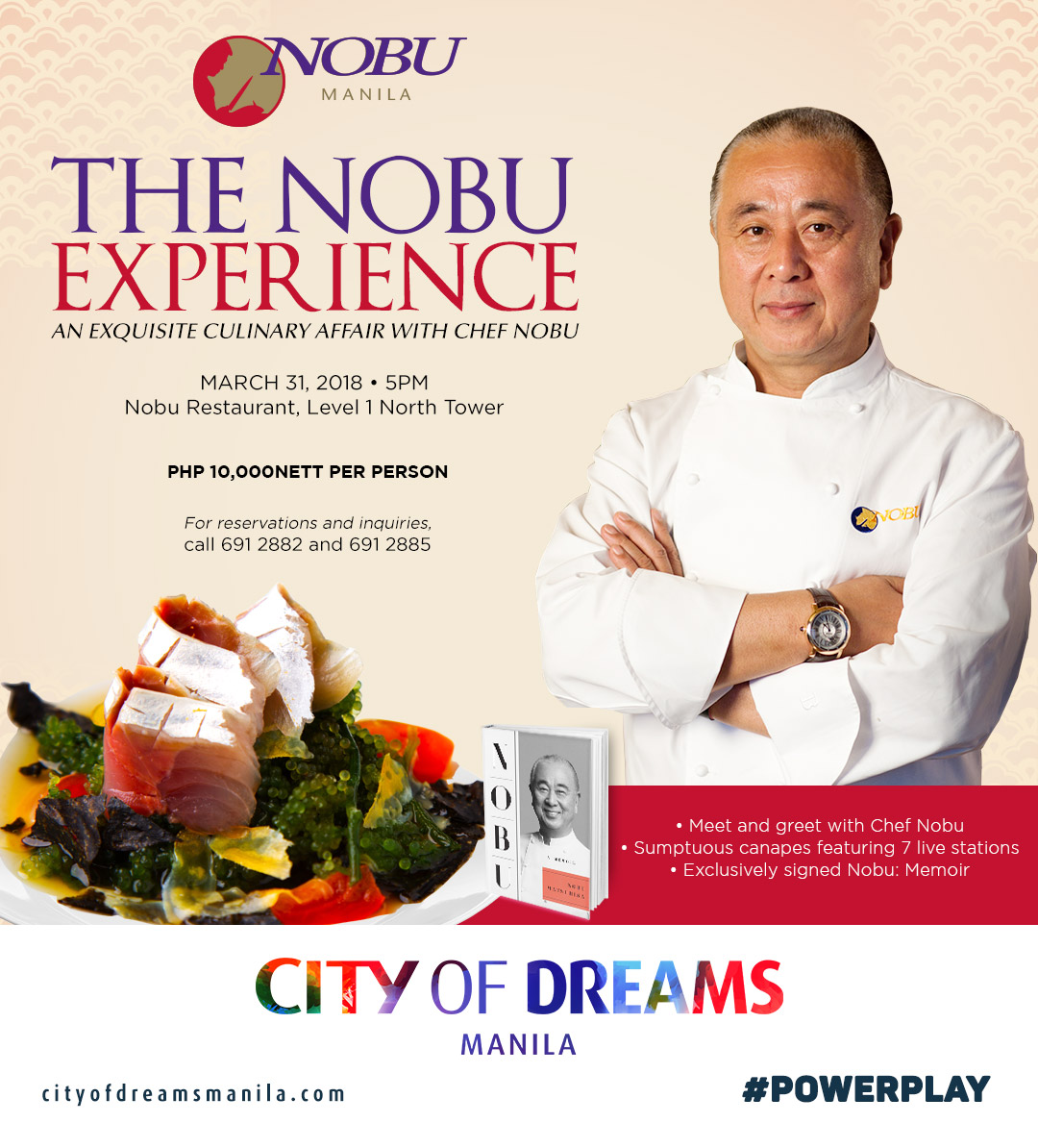 The Food Alphabet and More: Chef Nobu Matsuhisa helms the Nobu ...