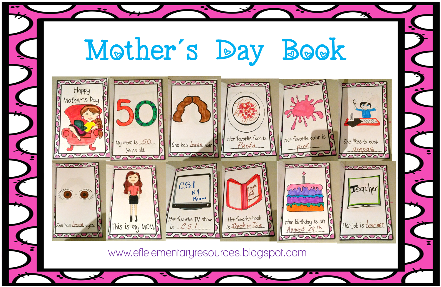 EFL Elementary Teachers: Mother´s Day Activities for Elementary ELL