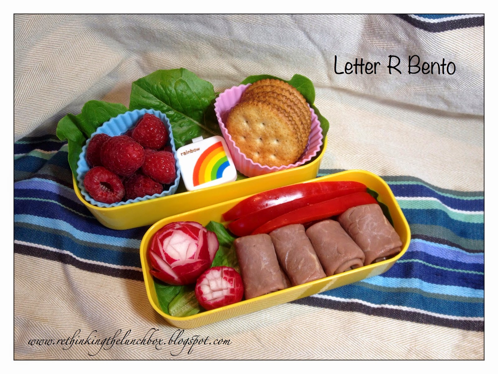 Rethinking the Lunch Box: Letter R Alphabento: How-To