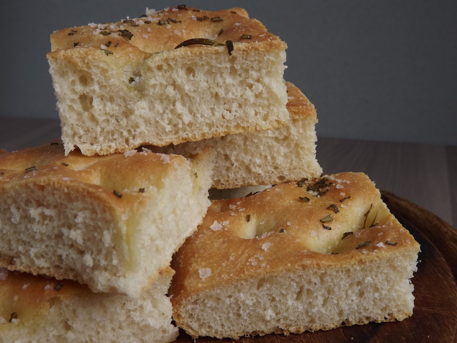 Simple Focaccia with Rosemary and Flaked Sea Salt