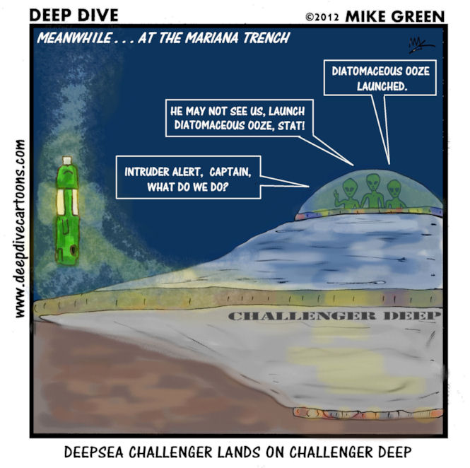 DEEP DIVE cARToons by Mike Green: 486. Deepsea Challenger