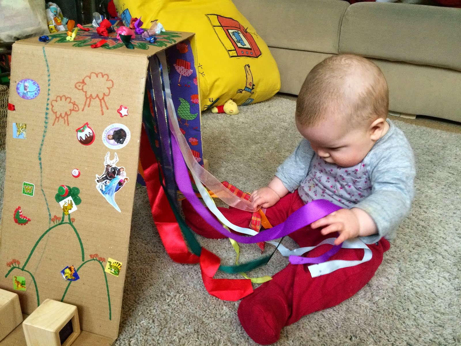 Mum first, doctor second: Ribbon play for babies