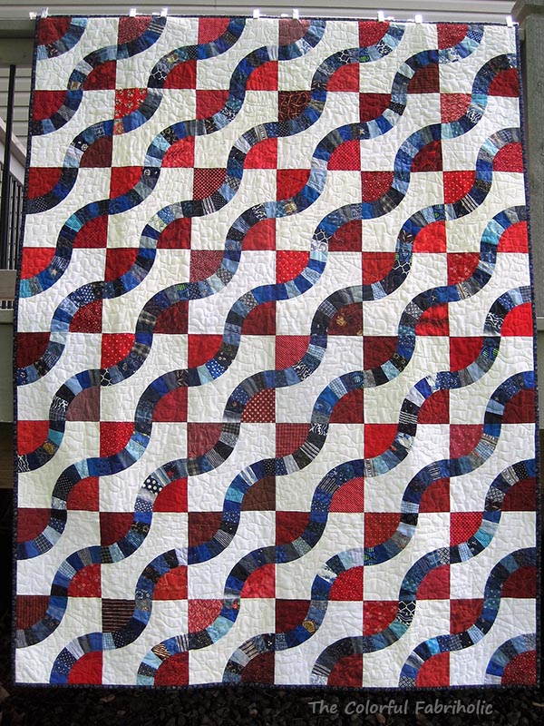 The Colorful Fabriholic: The Snake Quilt