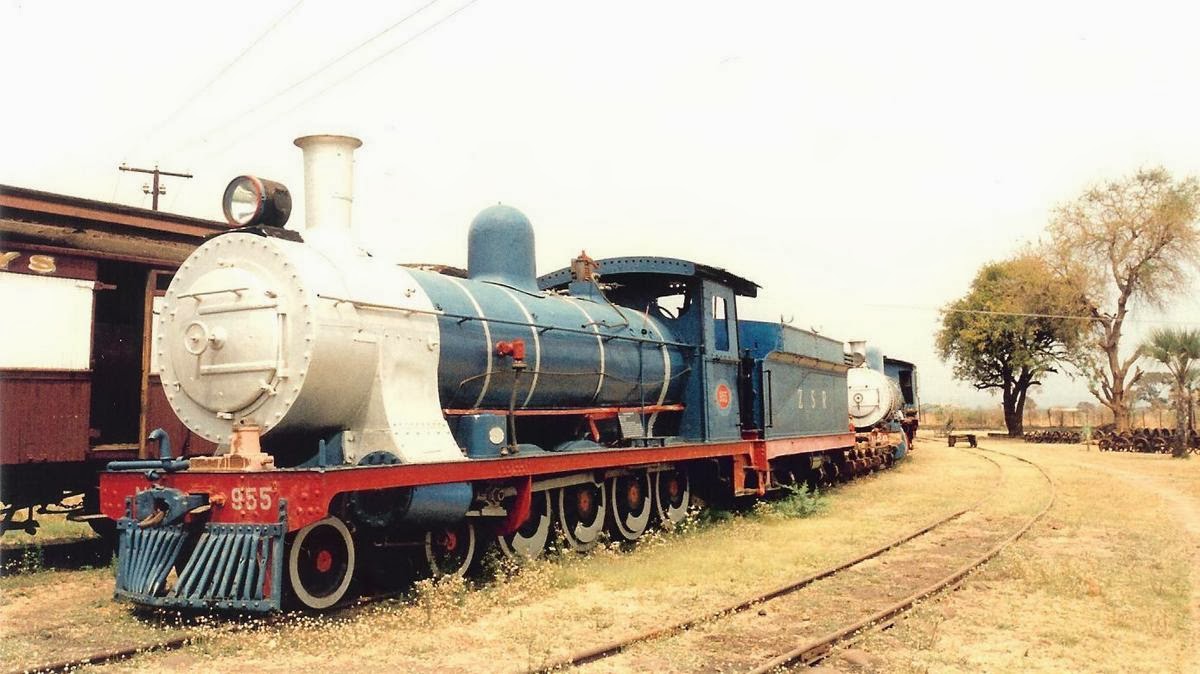 old STEAM LOCOMOTIVES in South Africa: Livingstone Railway Museum ...