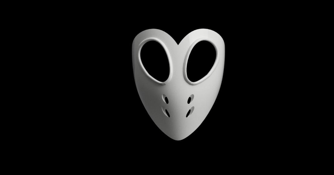 3D Models: Kuna Mashiro Visored/Vizard Mask - Bleach