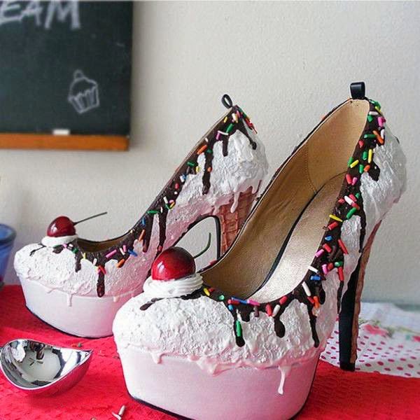 Foods: Delicious Footwear (Heel Shoes) for the Sweet Tooth
