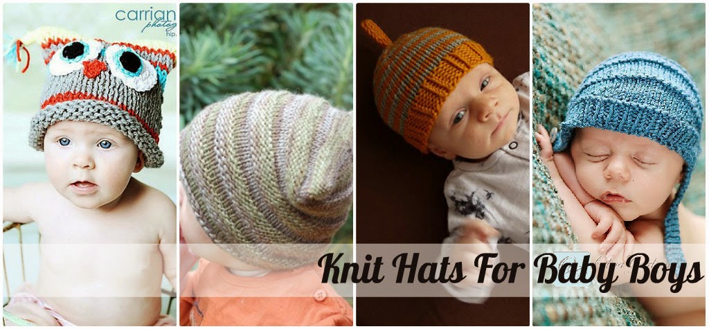 knit hats for baby boys | SHE MAKES HATS