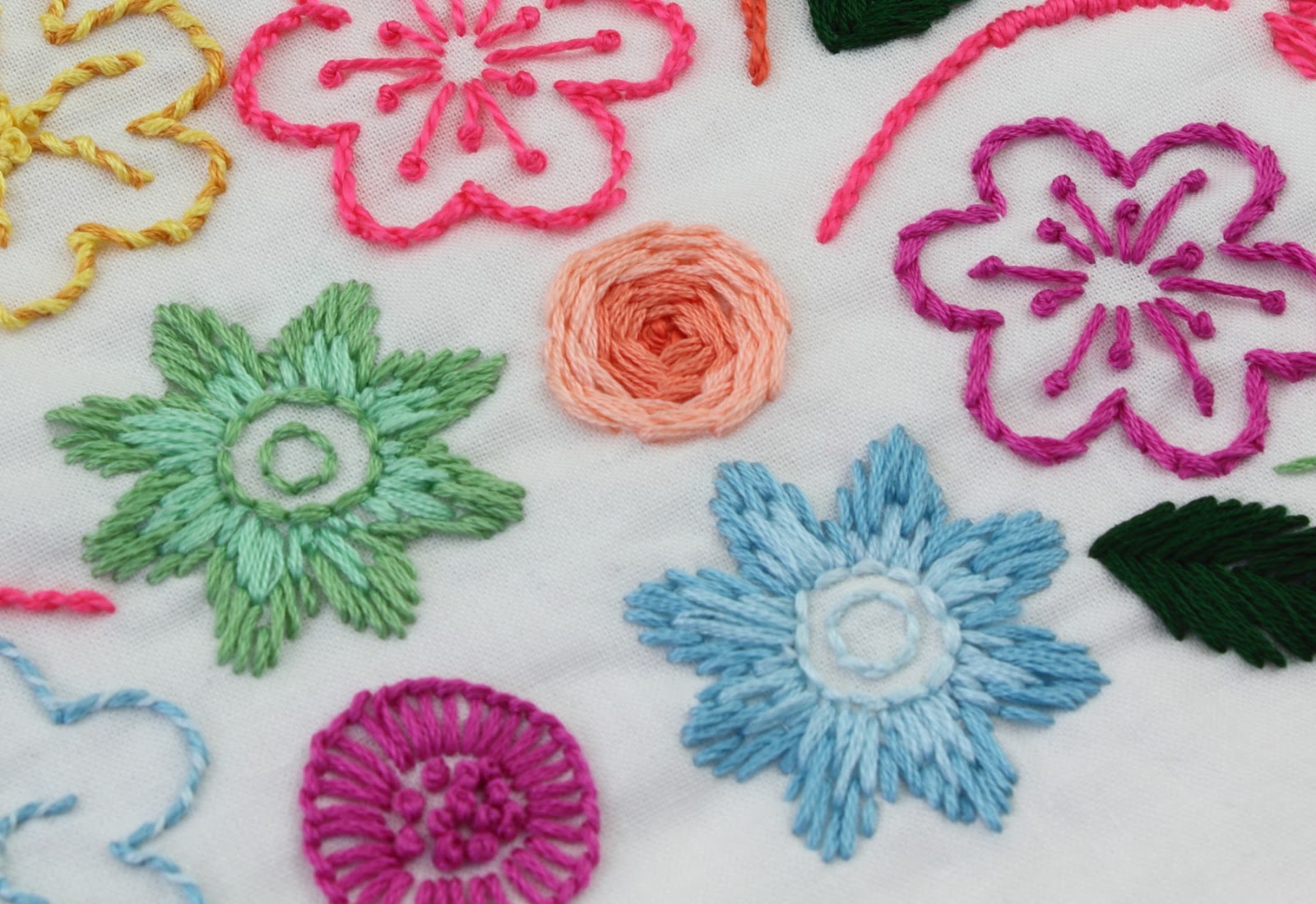 big B: Flower Fancy Embroidery Project