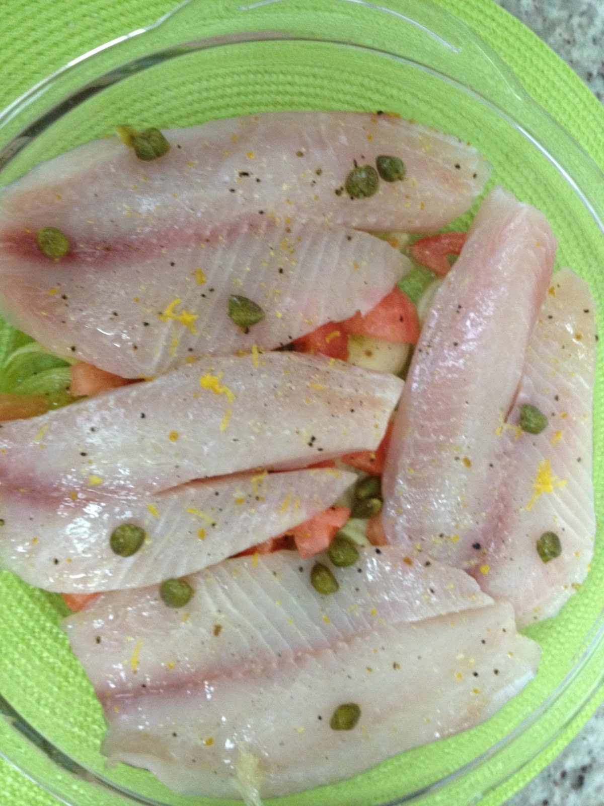 Brincando de Cozinhar: Filet de Saint Peter com Limão Siciliano