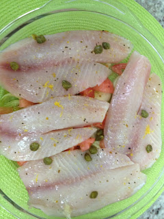 Brincando de Cozinhar: Filet de Saint Peter com Limão Siciliano