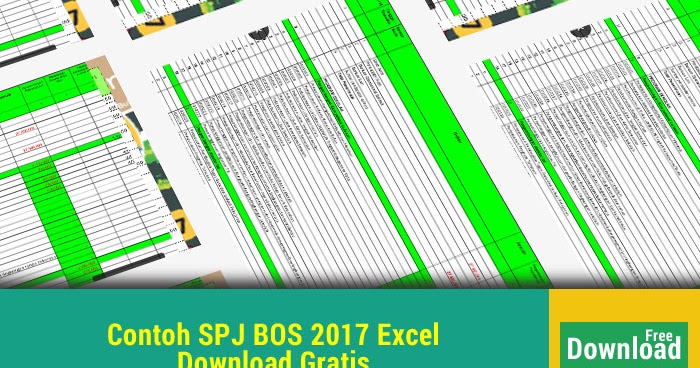 Contoh SPJ BOS 2017 Excel Download Gratis - Laporan BOS (Bantuan ...