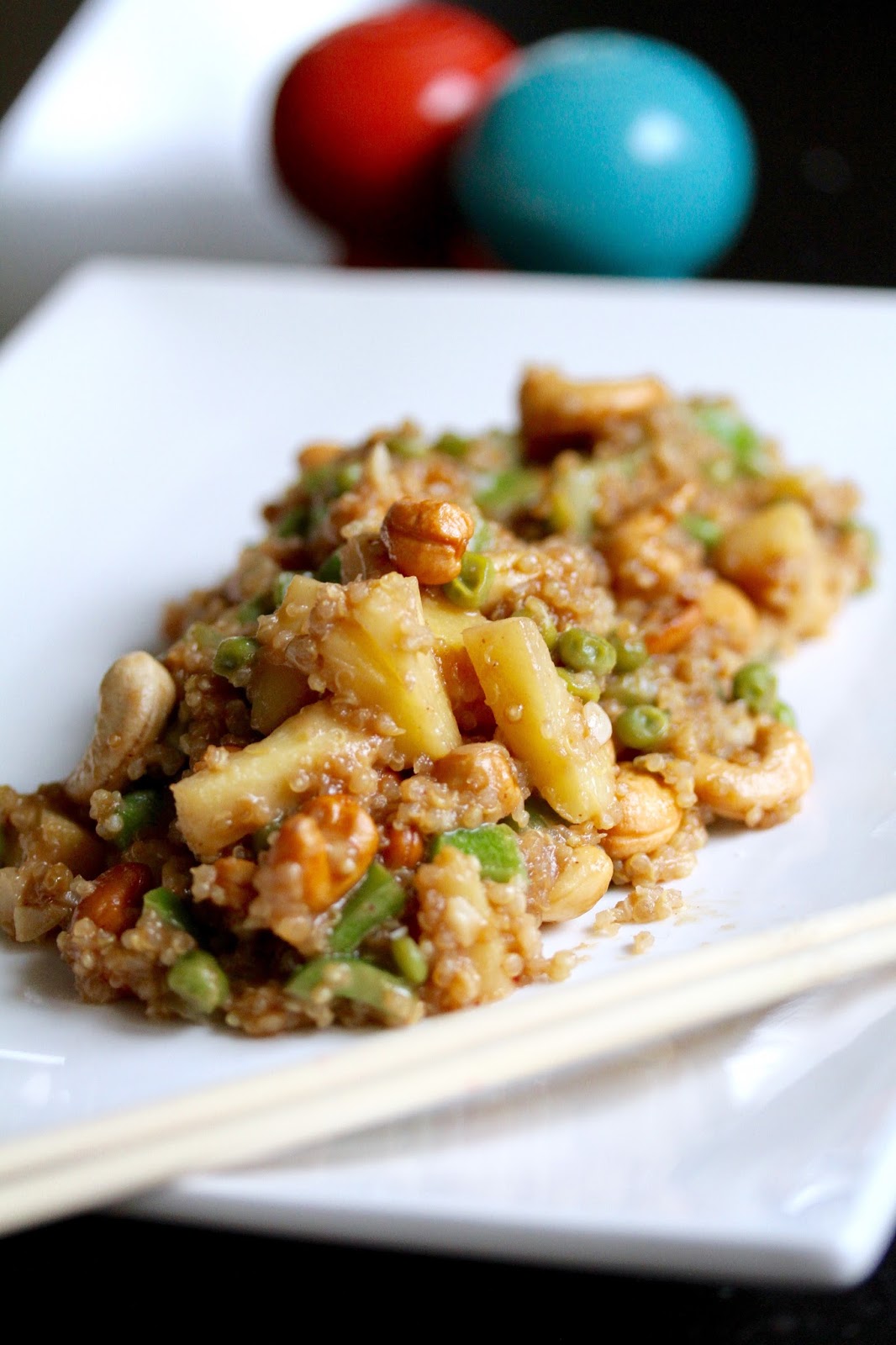 Smith's Vegan Kitchen: Garlic Pineapple Stir-Fried Quinoa