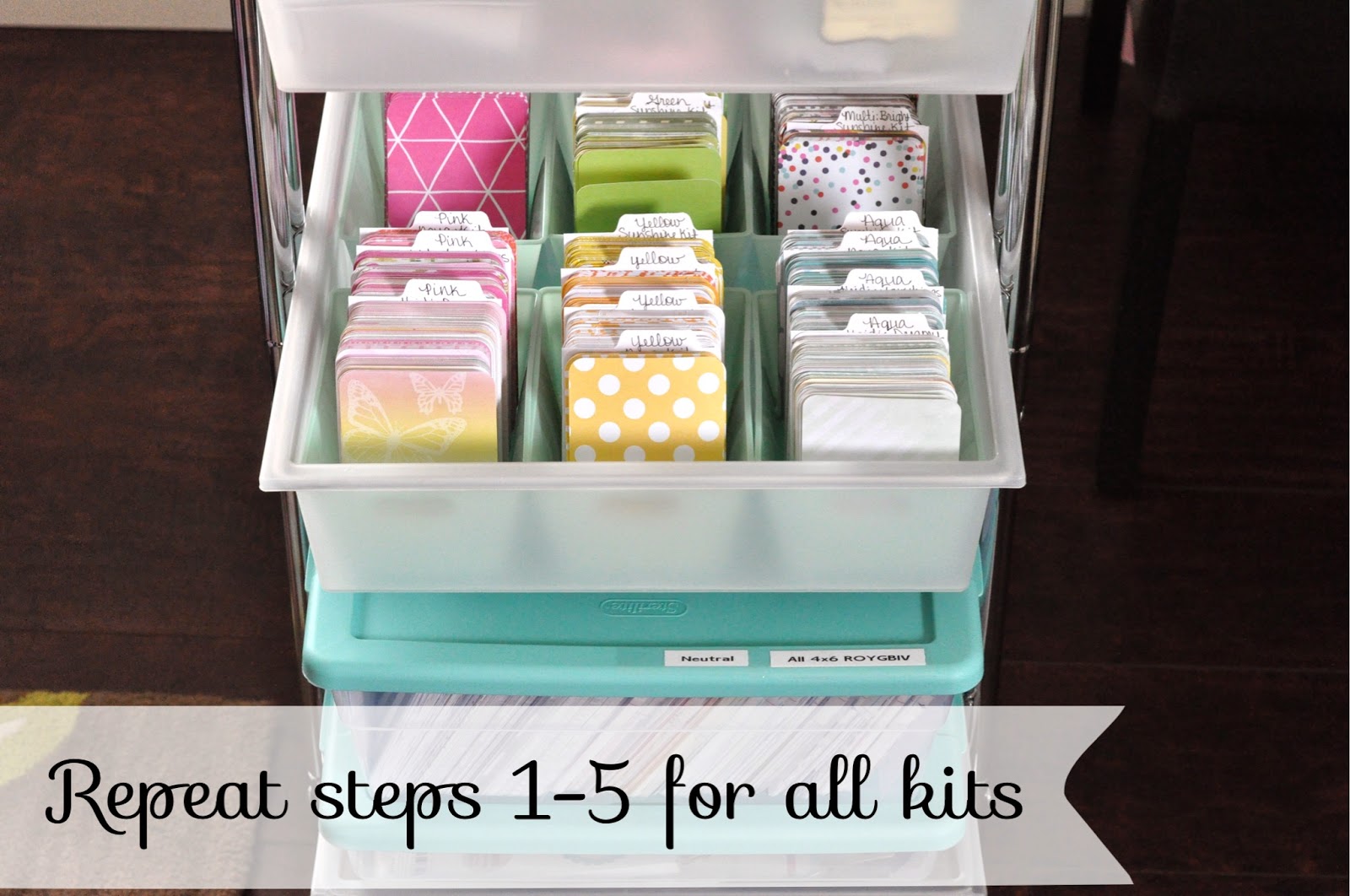 ARTFUL LEIGH: 5 Easy Steps to Organize Project Life Cards by Color AND ...