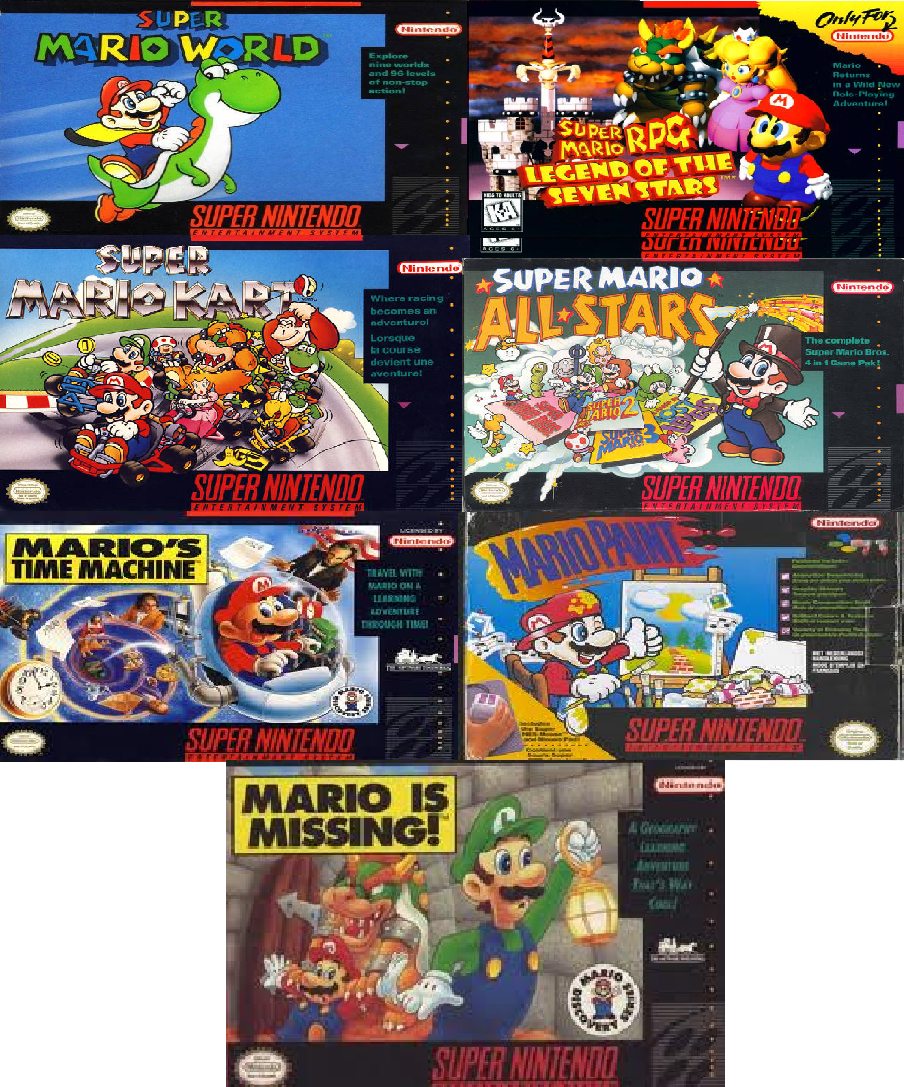 SNES pack super mario +emulador juego pc por mega y shared - Arcade ...