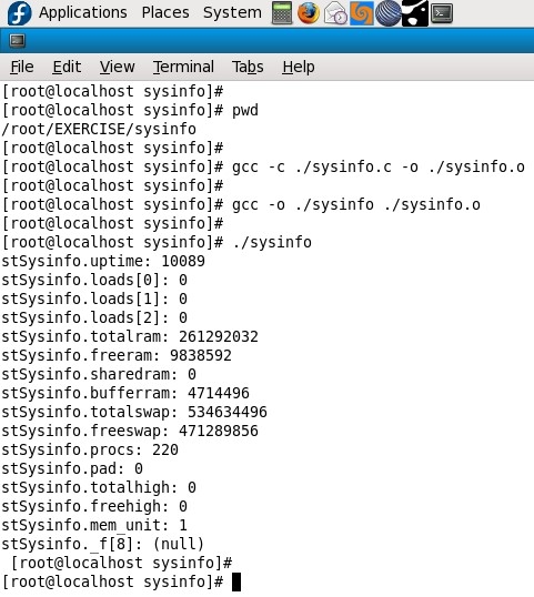 Picasso's Fantasy Notepad: Linux的sysinfo()函式