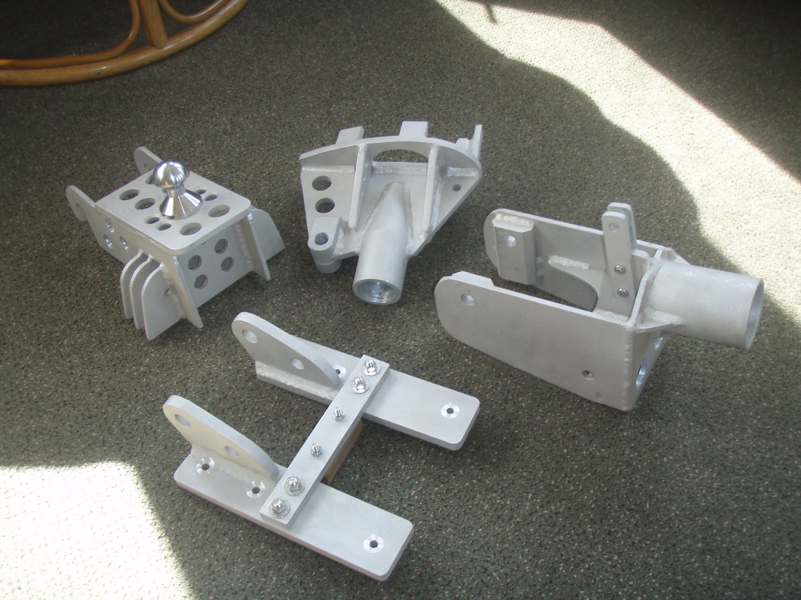 Dave's F-32AX Trimaran: Mast base and parts