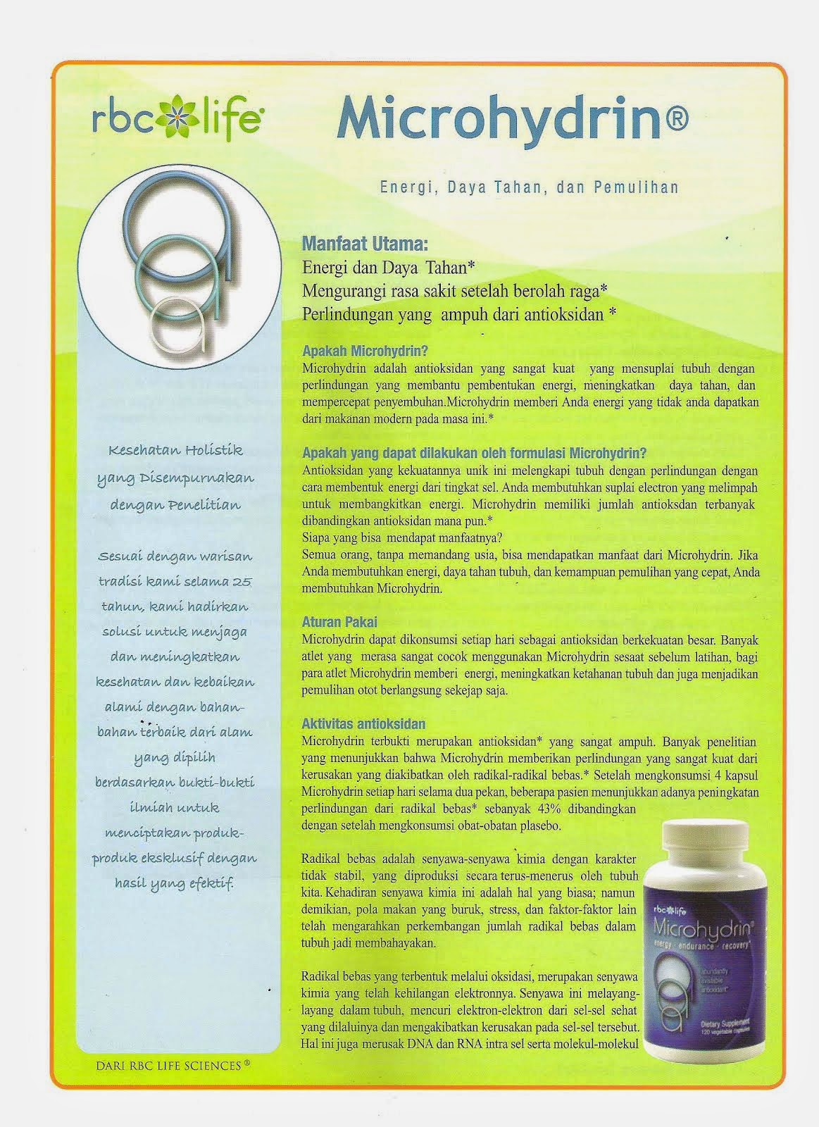 RBC Life Indonesia: Microhydrin