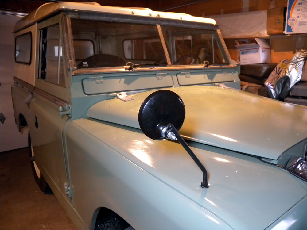 1960 Land Rover Restoration: Round Wing Mirrors