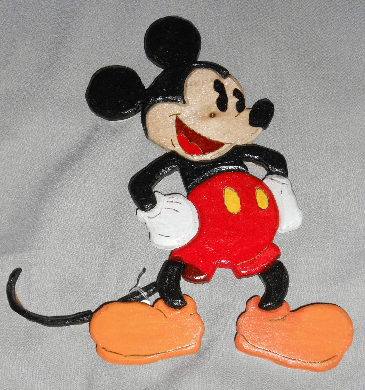 Intarsia - Mickey classique - L'intarsia de Sandra