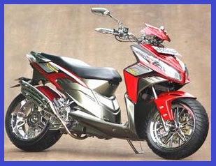 Foto Modifikasi Motor Honda Revo Fit