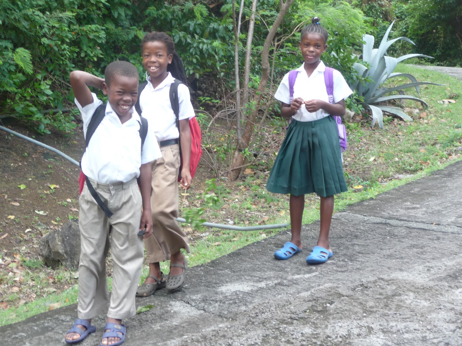 Sue Beckhorn's Tales from Toad Hill: Walking to School in Grenada