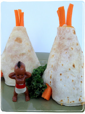 Quesadilla Teepees ~ Play With Your Food!