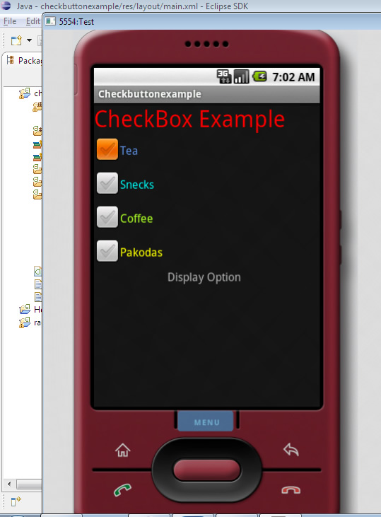 Android Safe - For Beginners and Experts: Creating CheckBox in Android