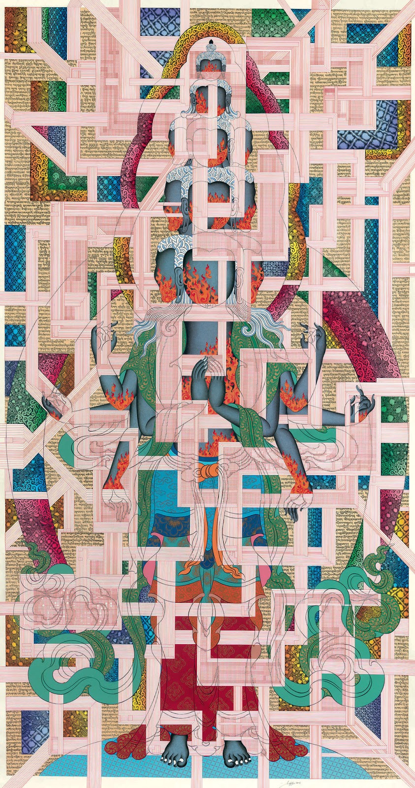 nickyskye meanderings: Contemporary Tibetan art