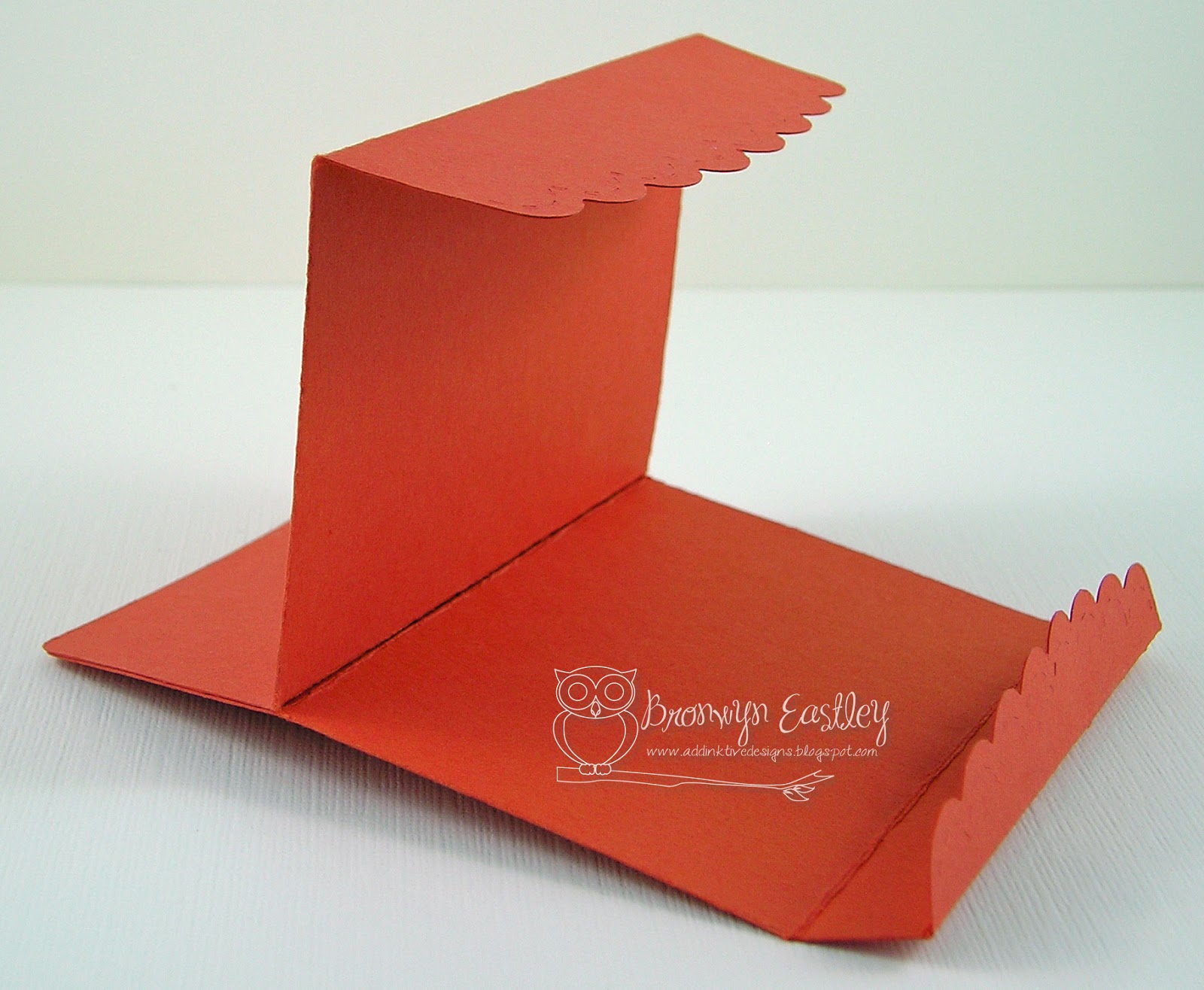 Scallop Envelope Easel Card Tutorial