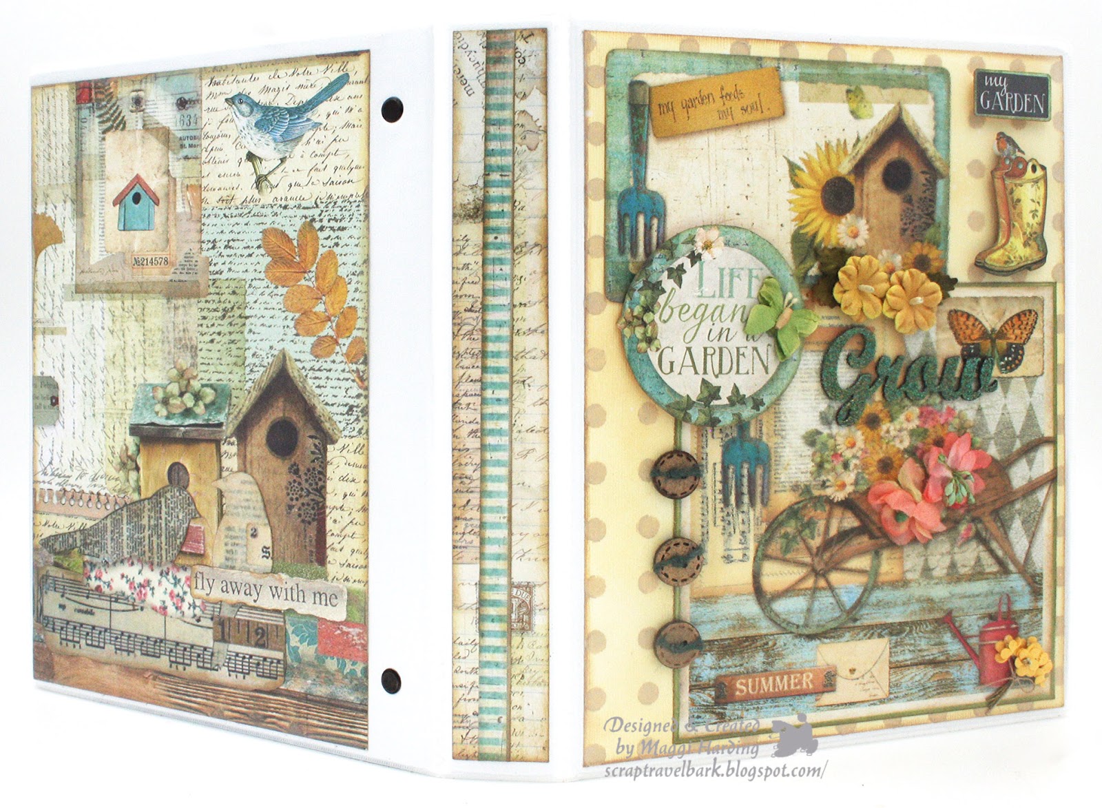 TFJB Inspiration Ave: Saturday Showcase: Stamperia Garden Journal