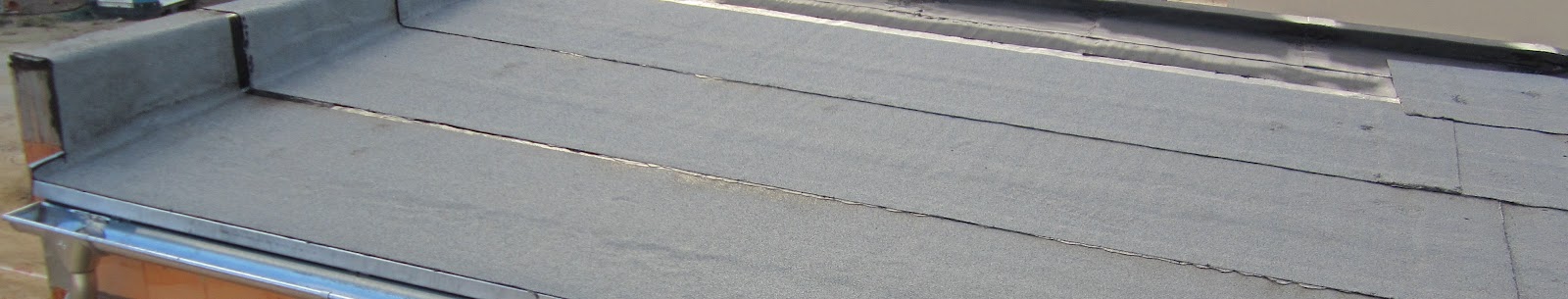 Unser Hausbau: Garage in Eigenleistung: 3. Lage Bitumenbahn angeschweißt