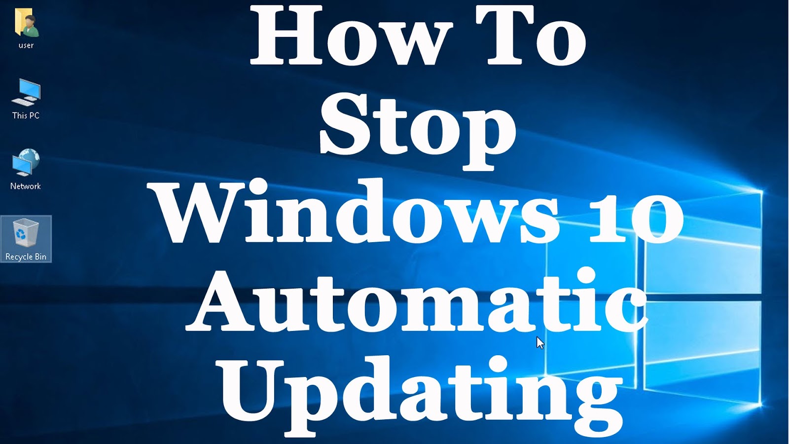Windows 10 Hack: 3 Ways To Stop Forced Updates - TRICKS FOR HACKER