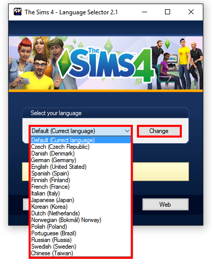 The sims 4 language changer - ppnsa