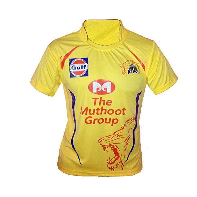 Half Sleeve Csk IPL Jersey | Great Stylish CSK Jersey